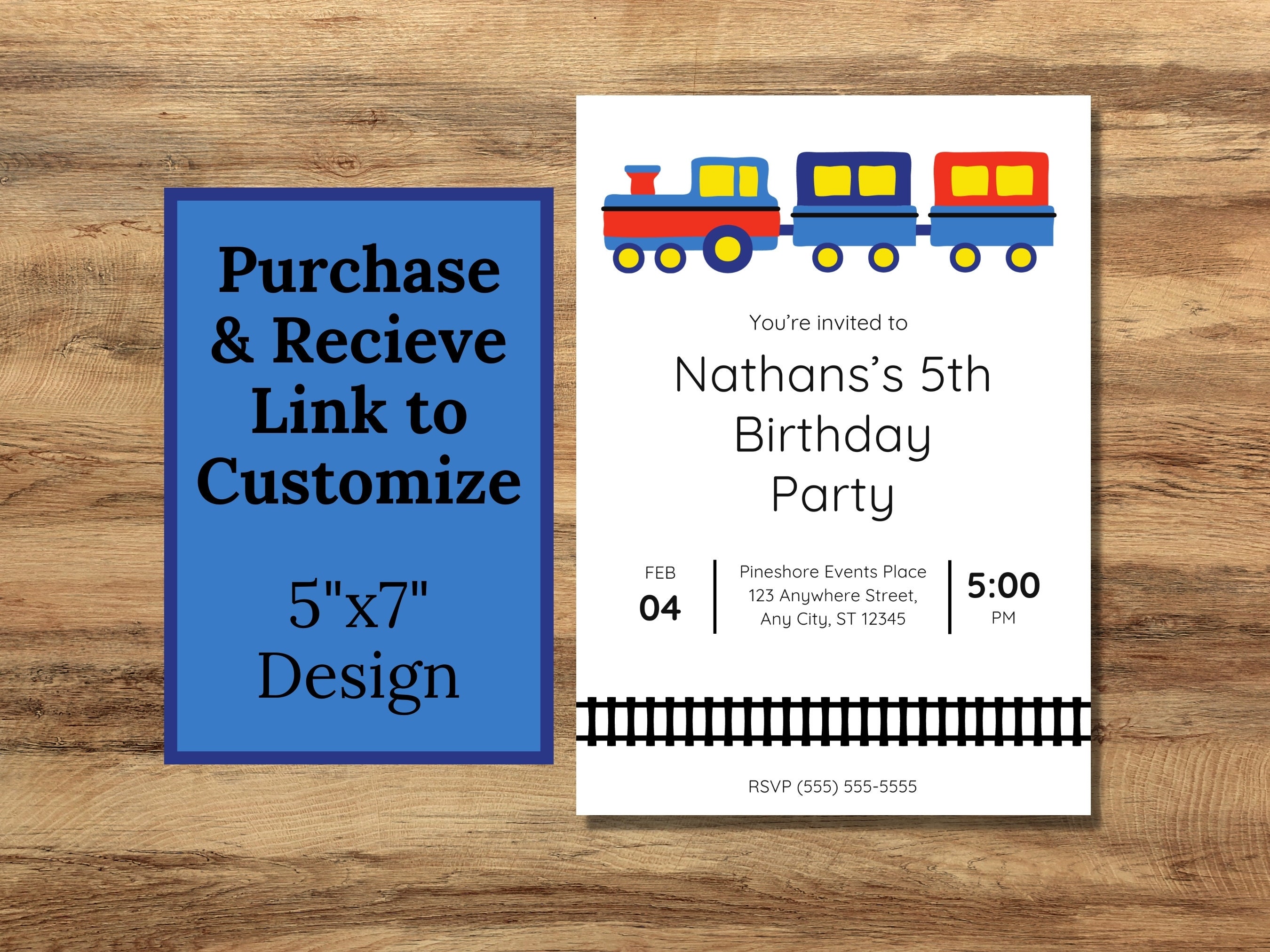 EDITABLE, Trains Birthday Invitation Template, Digital Download ...