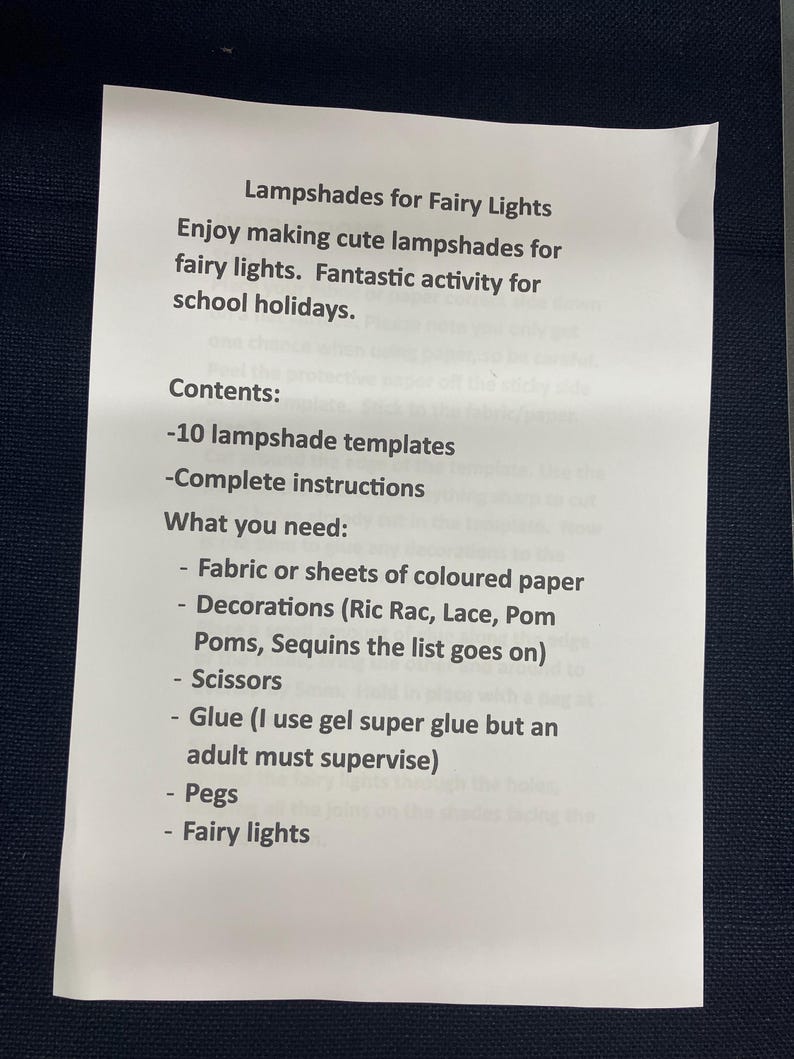 Lampshades for Fairy Lights - Etsy