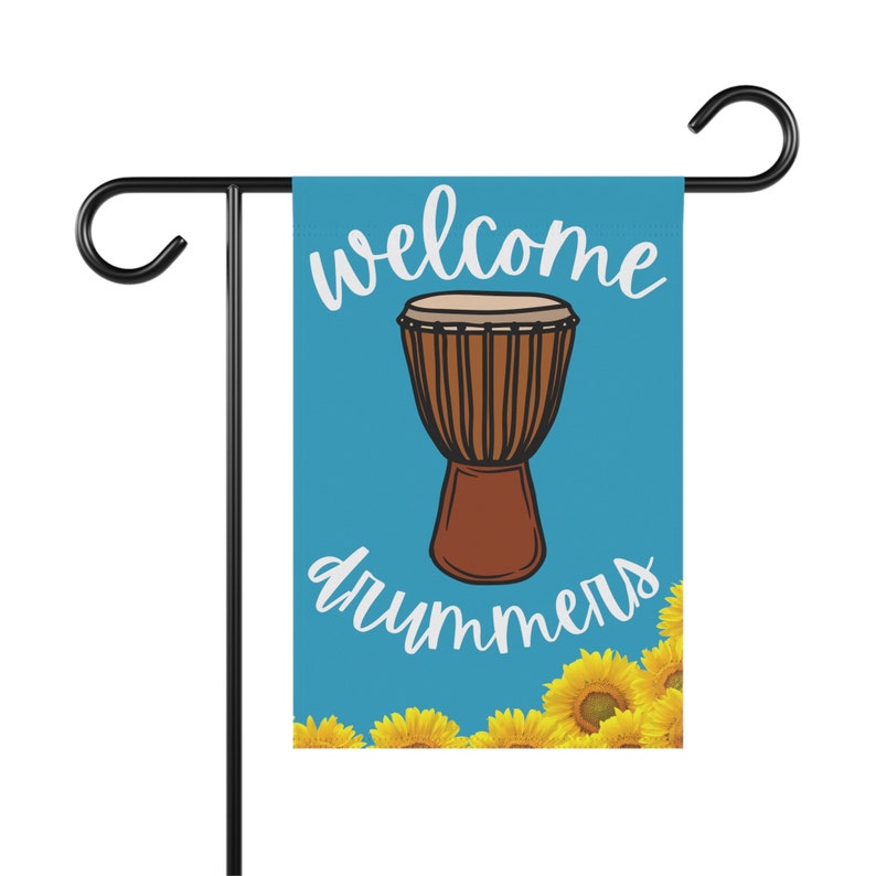 Best Spring Summer Djembe Garden & House Banner 12x18, Gift for Drummer ...