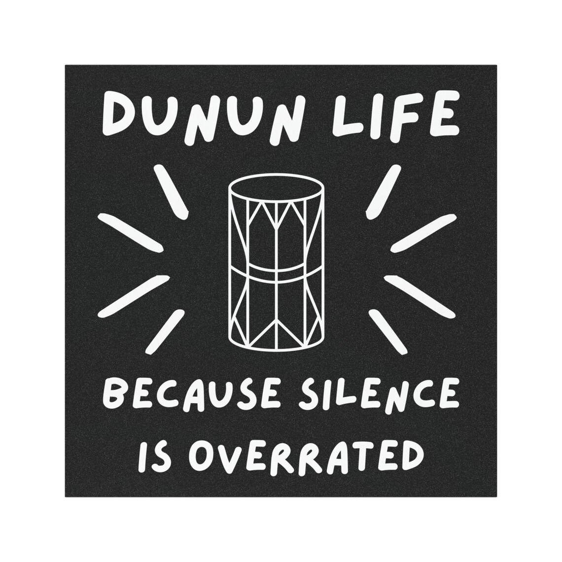 Gift for Dunun Player, Dunun Car Magnet, Dundunba Dununba Djun-djun ...