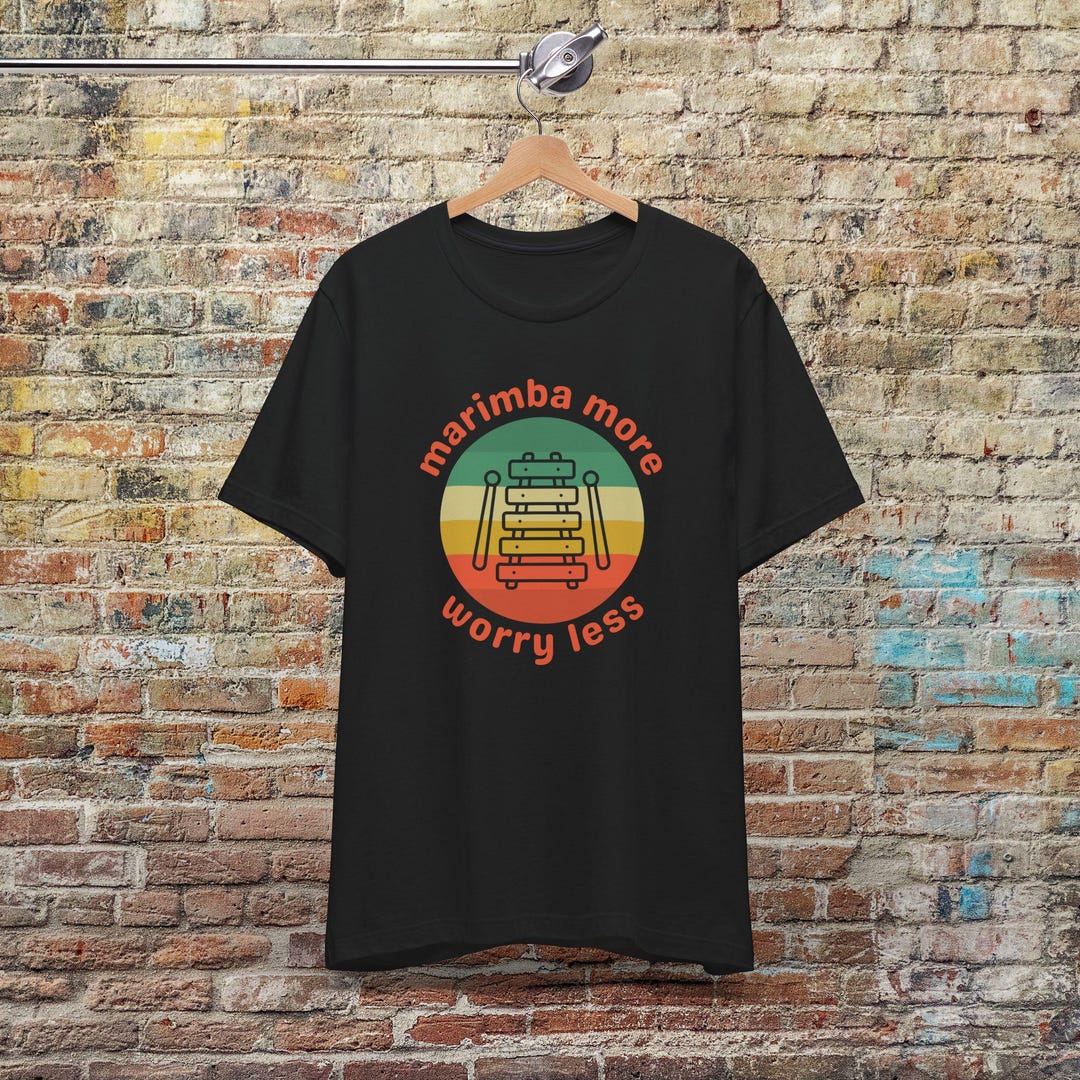 Funny Marimba Tee Shirt, Women's Marimba T-shirt, Men's Marimba Shirt ...