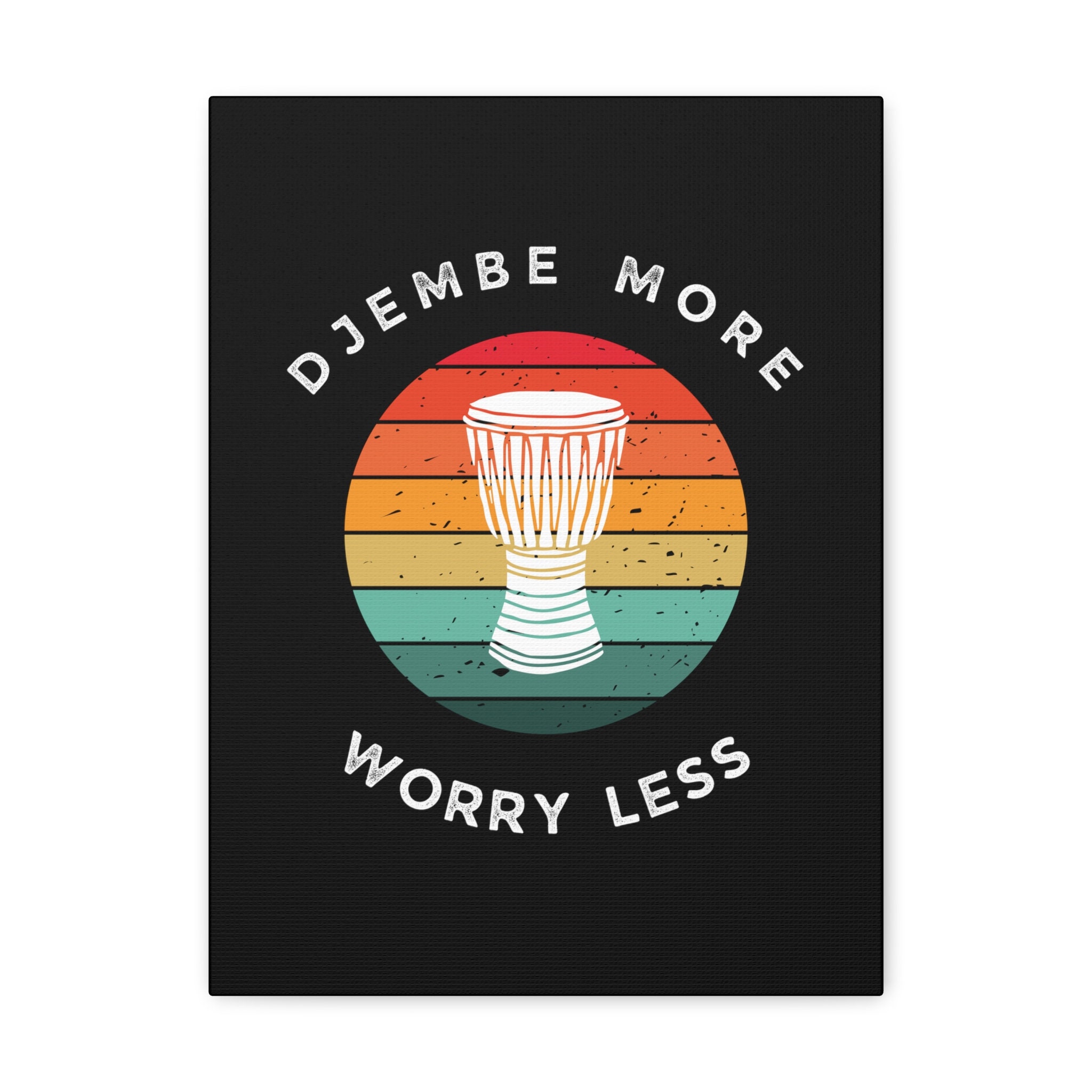 Djembe Canvas Wall Art, West African Wall Art, Djembe Picture, Djembe ...