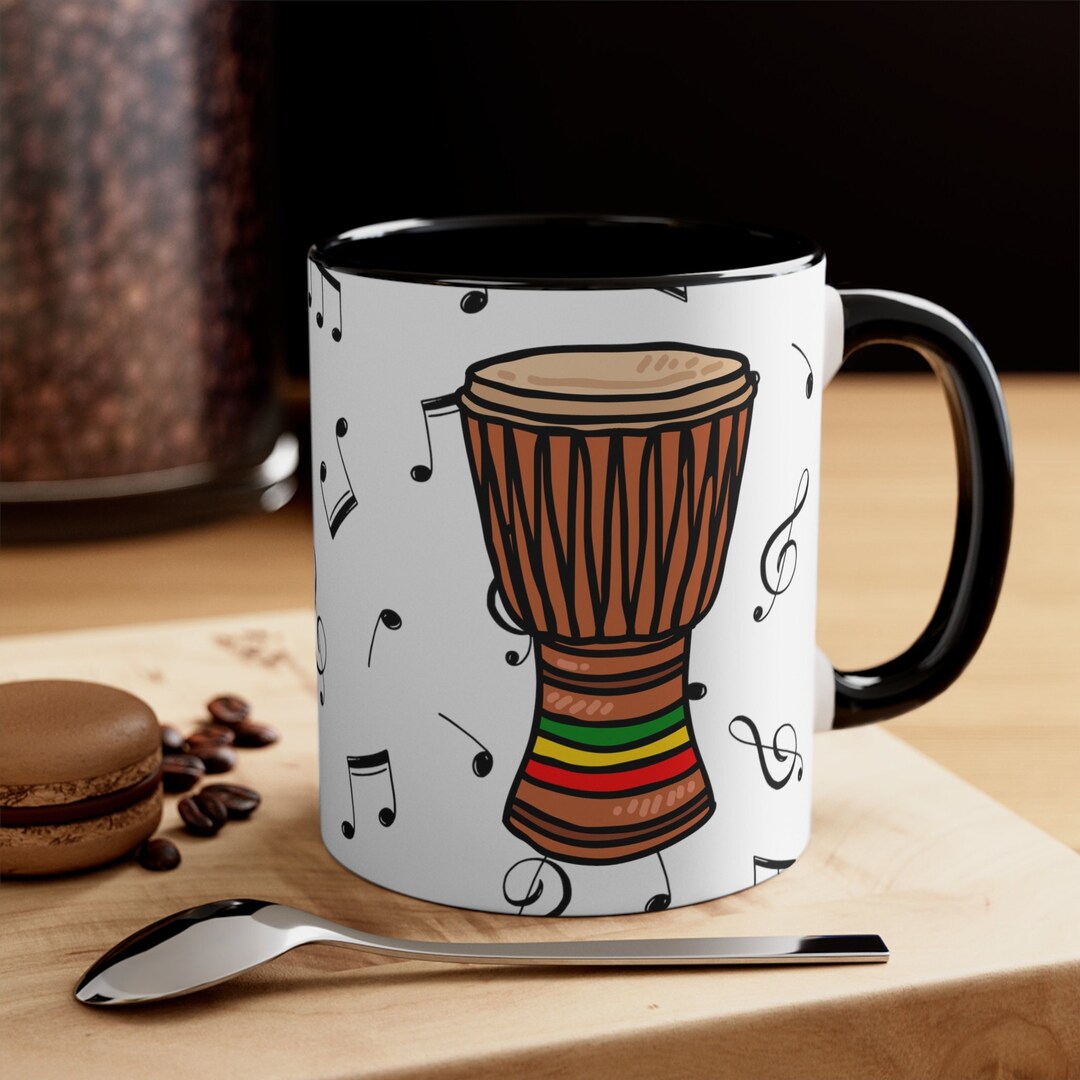 Gift for Djembe Player, Djembe Mug, Best Djembe Gift, 11 Oz Ceramic ...