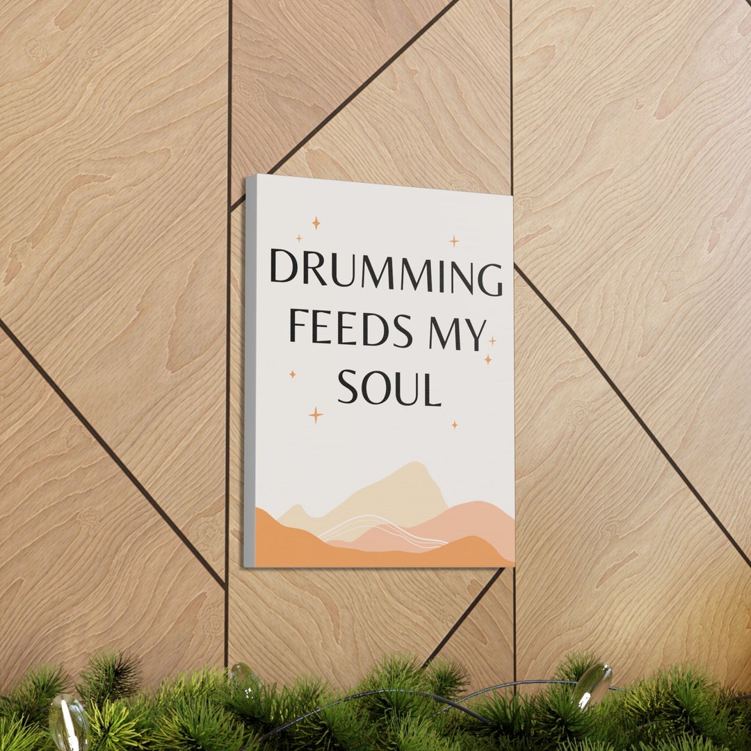 Drummer Canvas Wall Art, Boho Drum Wall Art, Djembe Picture, Djembe ...