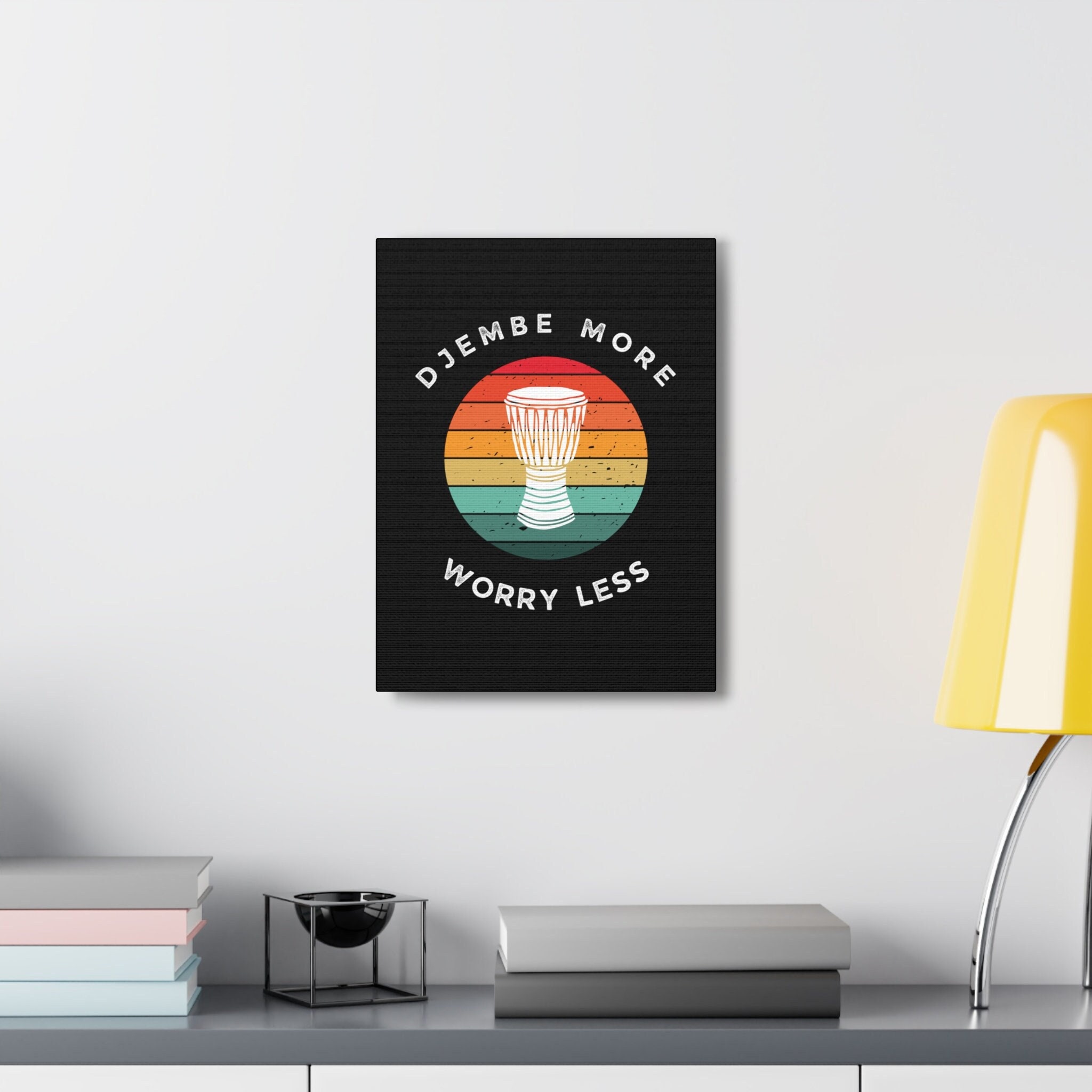 Djembe Canvas Wall Art, West African Wall Art, Djembe Picture, Djembe ...