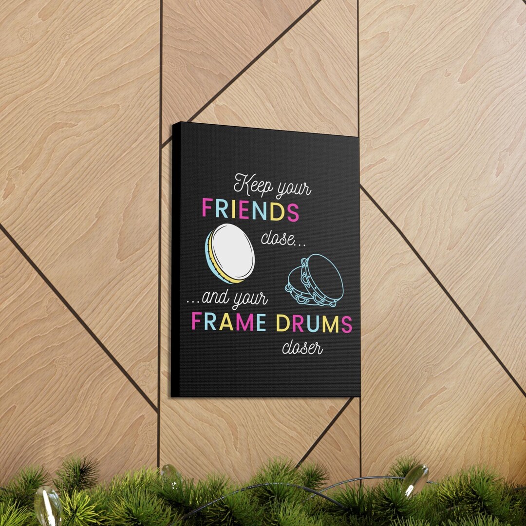 Frame Drum Canvas Wall Art, Frame Drum Gift, Frame Drum Decor ...