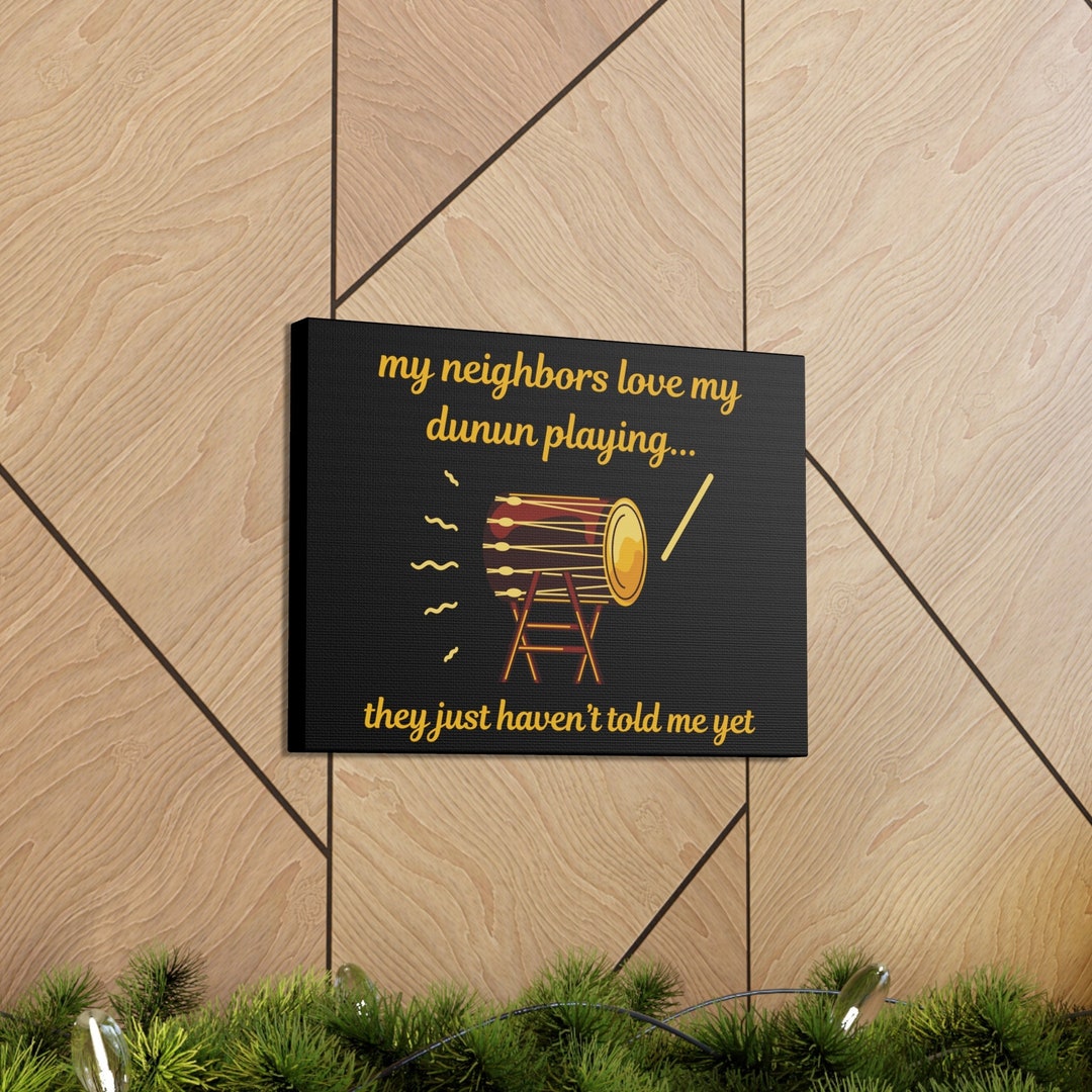 Dunun Canvas Wall Art, West African Wall Art, Dunun Gift, Dunun Decor ...