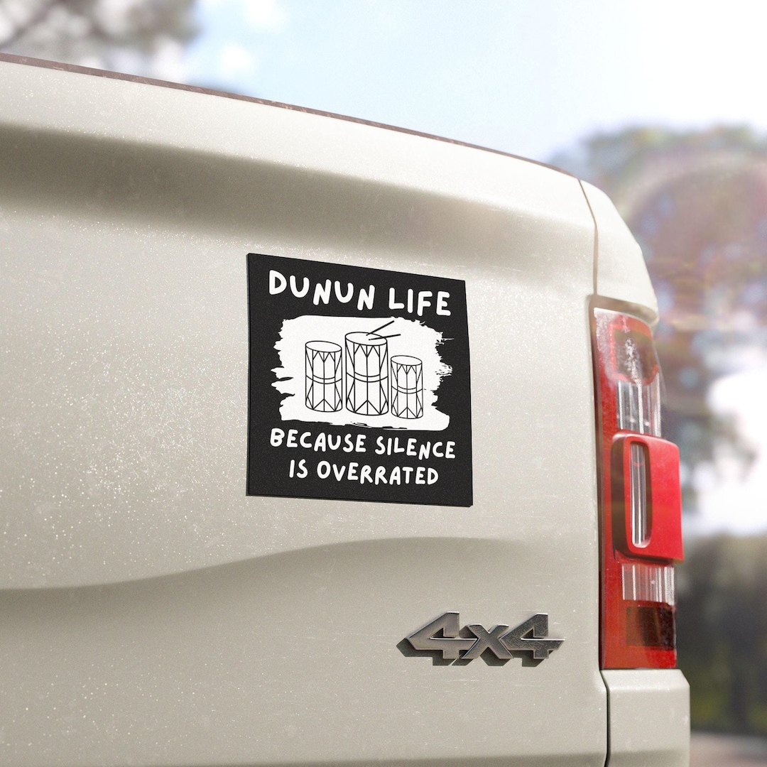 Gift for Dunun Player, Dunun Car Magnet, Dundunba Dununba Djun-djun ...
