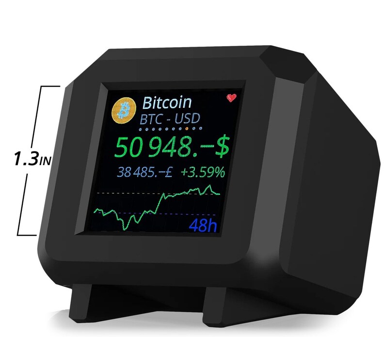Desktop Crypto Currency LCD Tracker Desk Display,more Than 5,000 Coins ...