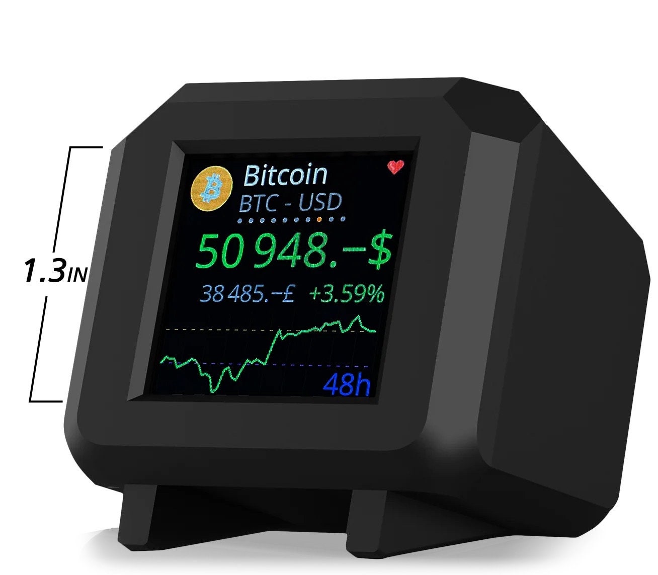 Desktop Crypto Currency LCD Tracker Desk Display,more Than 5,000 Coins ...