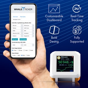 Desktop Crypto Currency LCD Tracker Desk Display,more Than 5,000 Coins ...