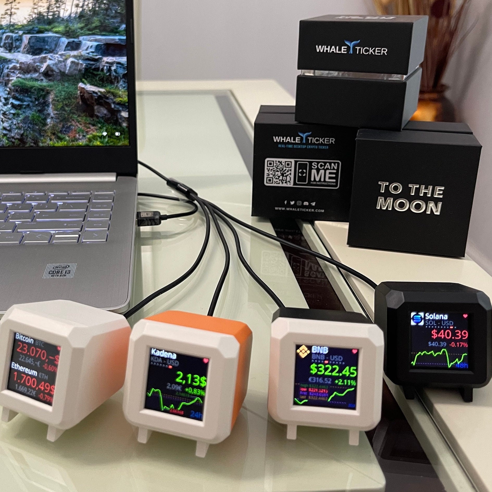 Desktop Crypto Currency LCD Tracker Desk Display,more Than 5,000 Coins ...