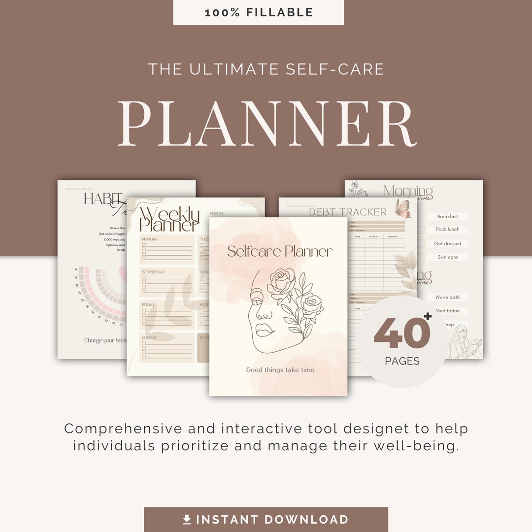 Ultimate Self-care Digital Planner - Etsy
