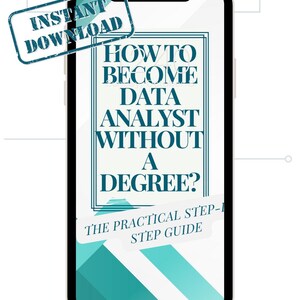 How to Become a Data Analyst Without a Degree? - Practical Step-by-step Guide - Etsy