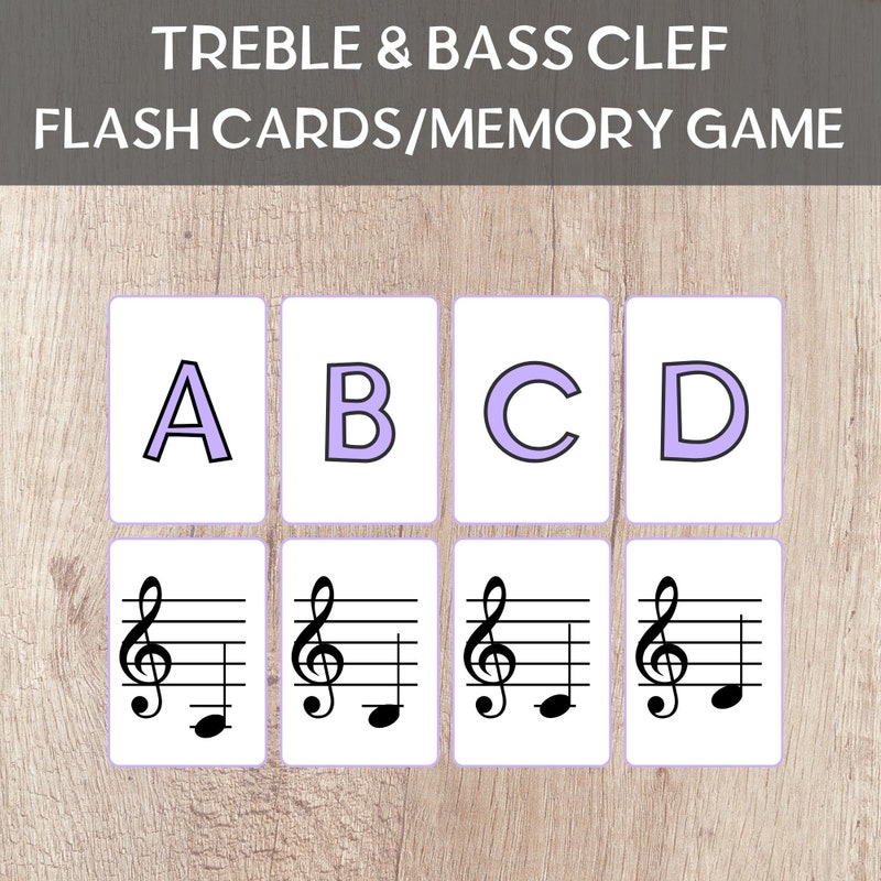 Treble Bass Clef - Etsy