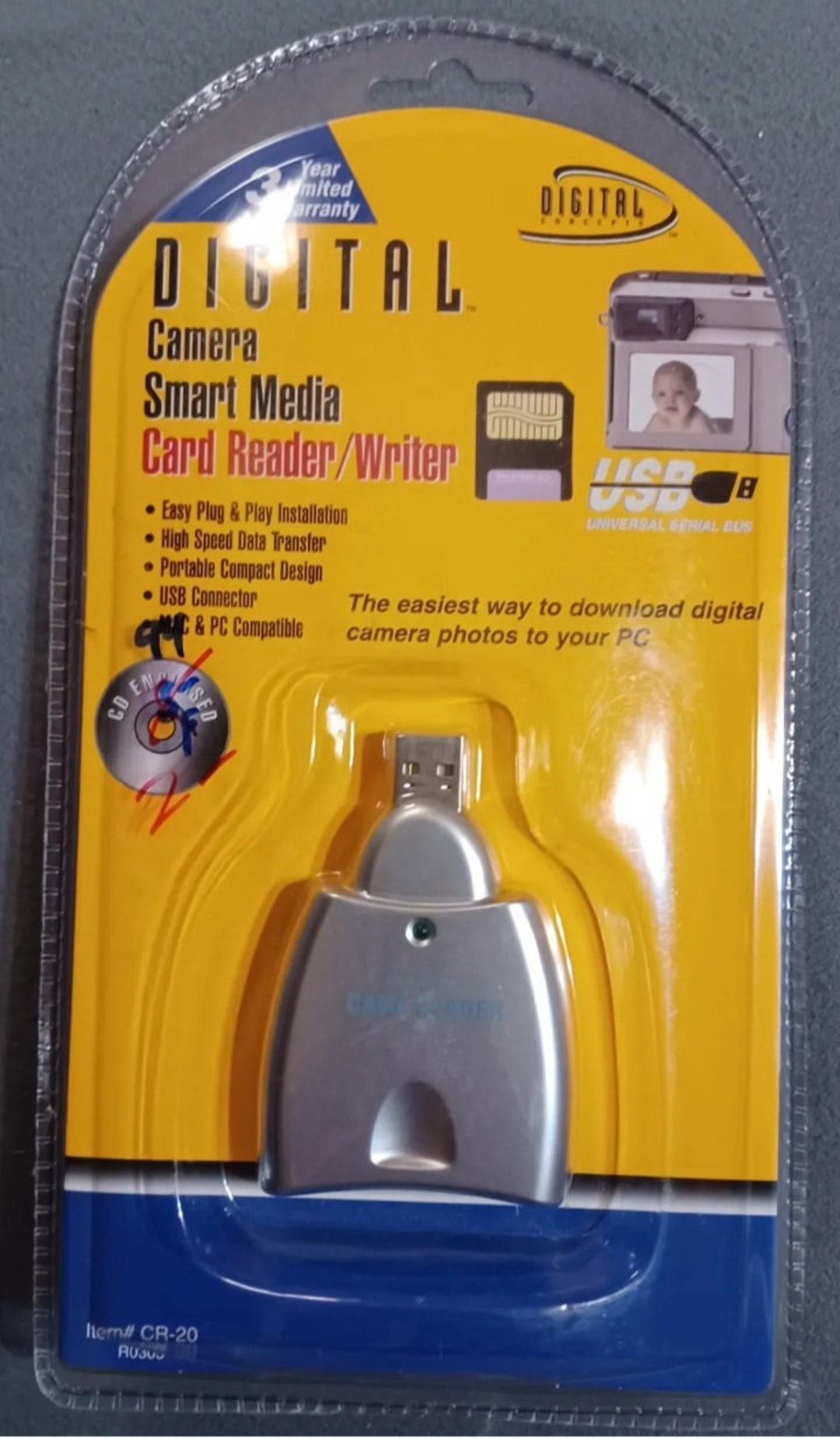 Digital Camera Card Reader/writer Digital Concepts NEW - Etsy