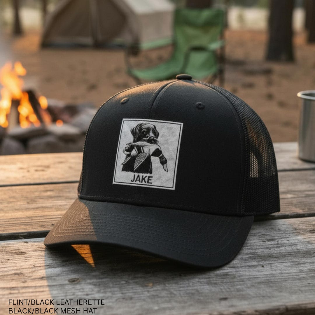 Black Lab Duck Hunting Hat – Custom Gift for Duck Hunter, Labrador ...
