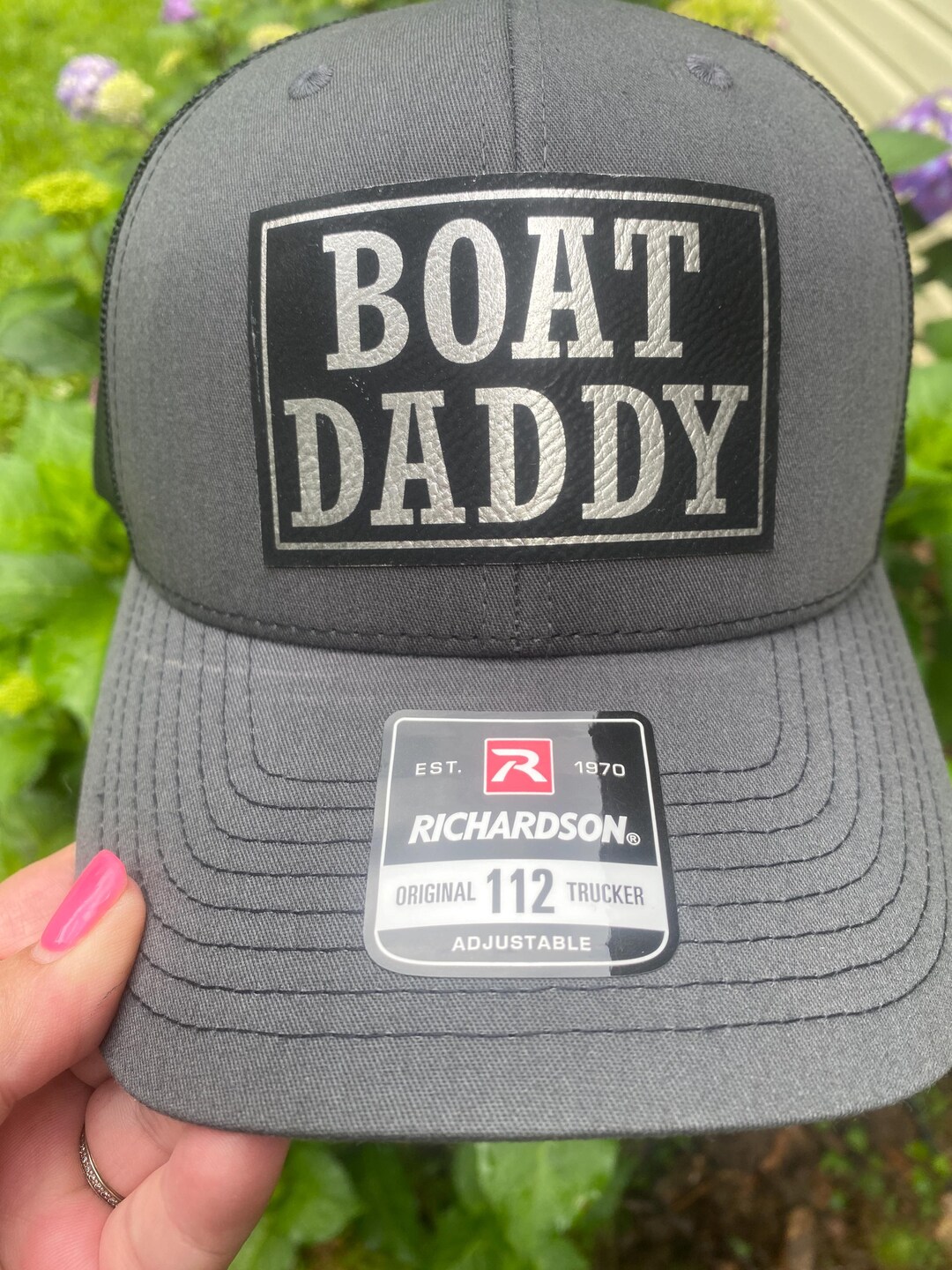 Boat Daddy Funny Hat Gift for Men Sarcastic Patch Hat for Boaters ...