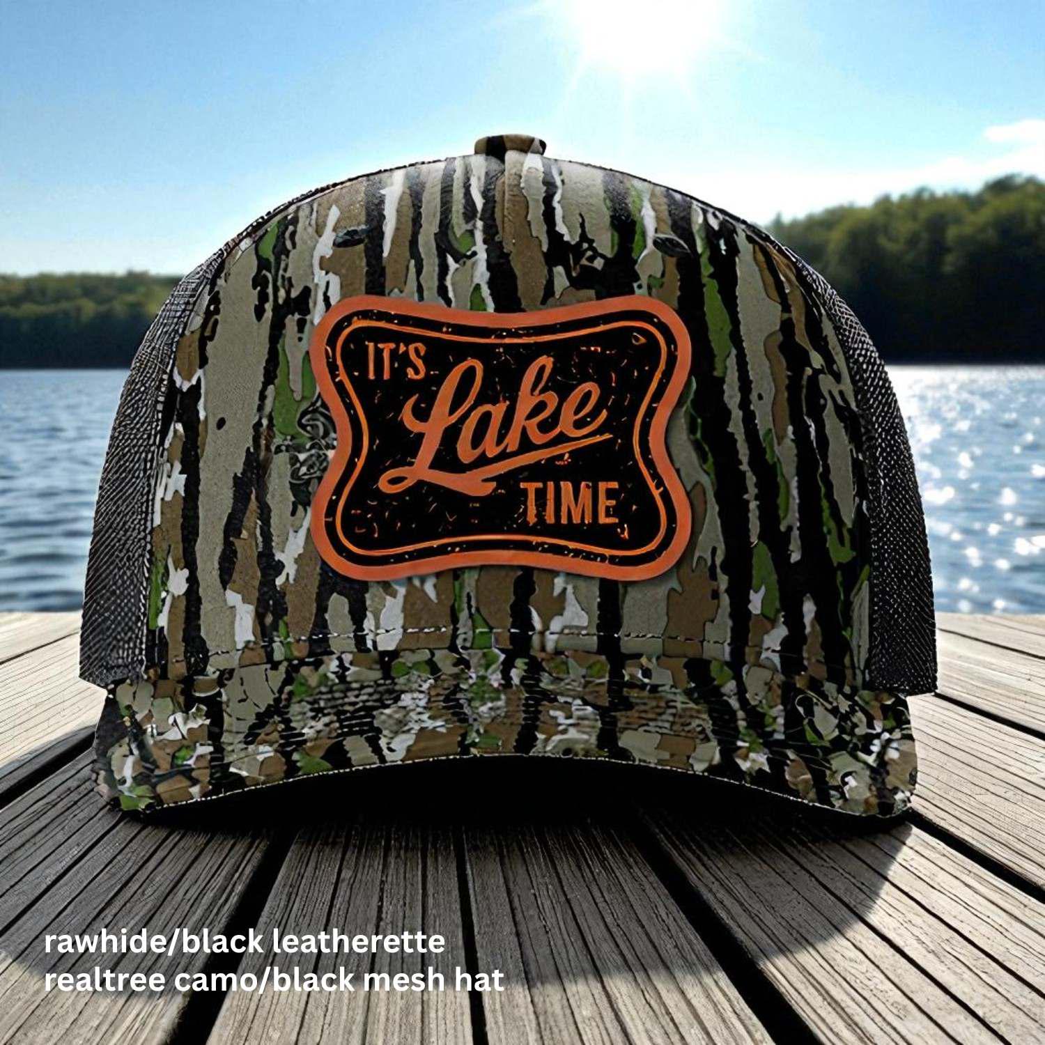 Lake Life Trucker Hat It's Laketime Hat for Boater Gift for Fishermen ...