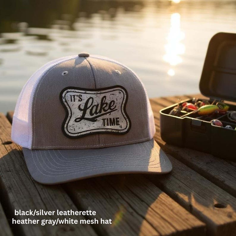Lake Life Trucker Hat It's Laketime Hat for Boater Gift for Fishermen ...