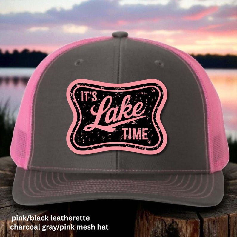 Lake Life Trucker Hat It's Laketime Hat for Boater Gift for Fishermen ...