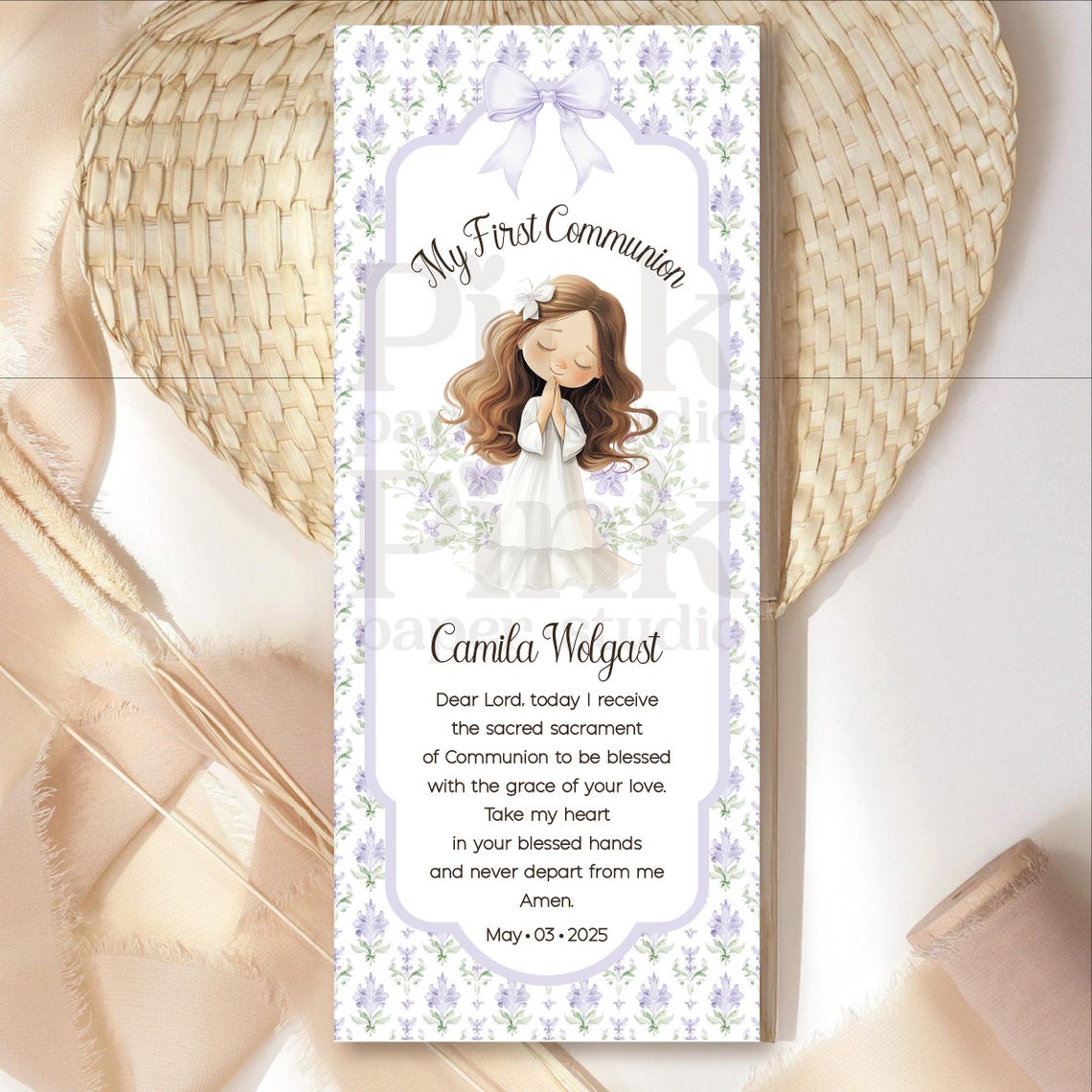 First Communion Bookmarks - First Communion - Bookmarks - 12 Bookmarks ...