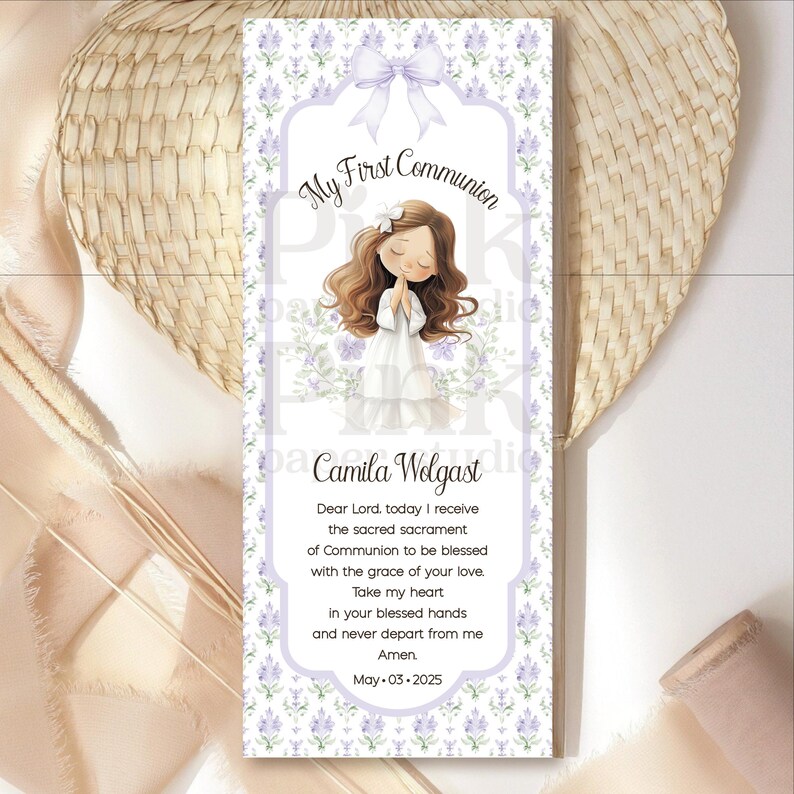 First Communion Bookmarks - First Communion - Bookmarks - 12 Bookmarks ...