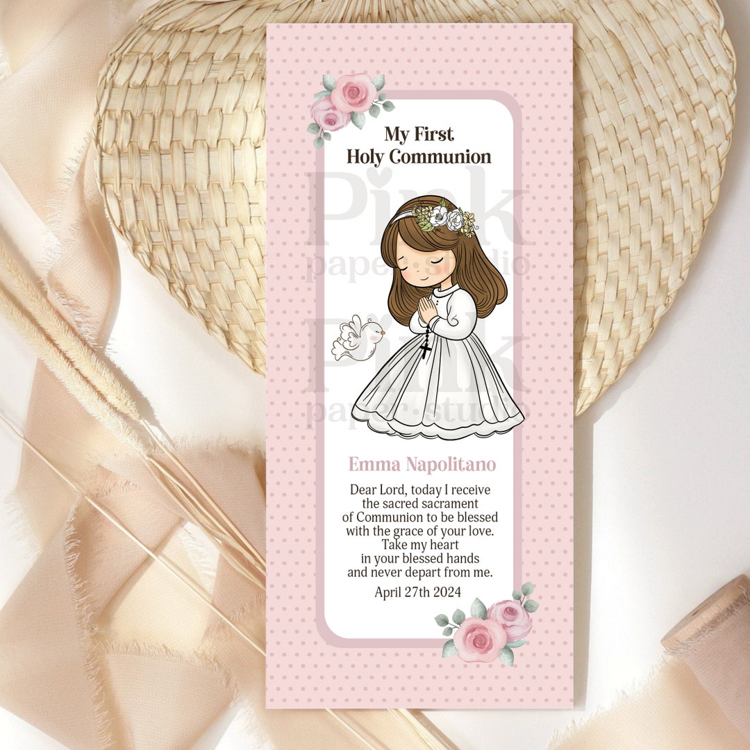 First Communion Bookmarks - First Communion - Bookmarks - 12 Bookmarks ...