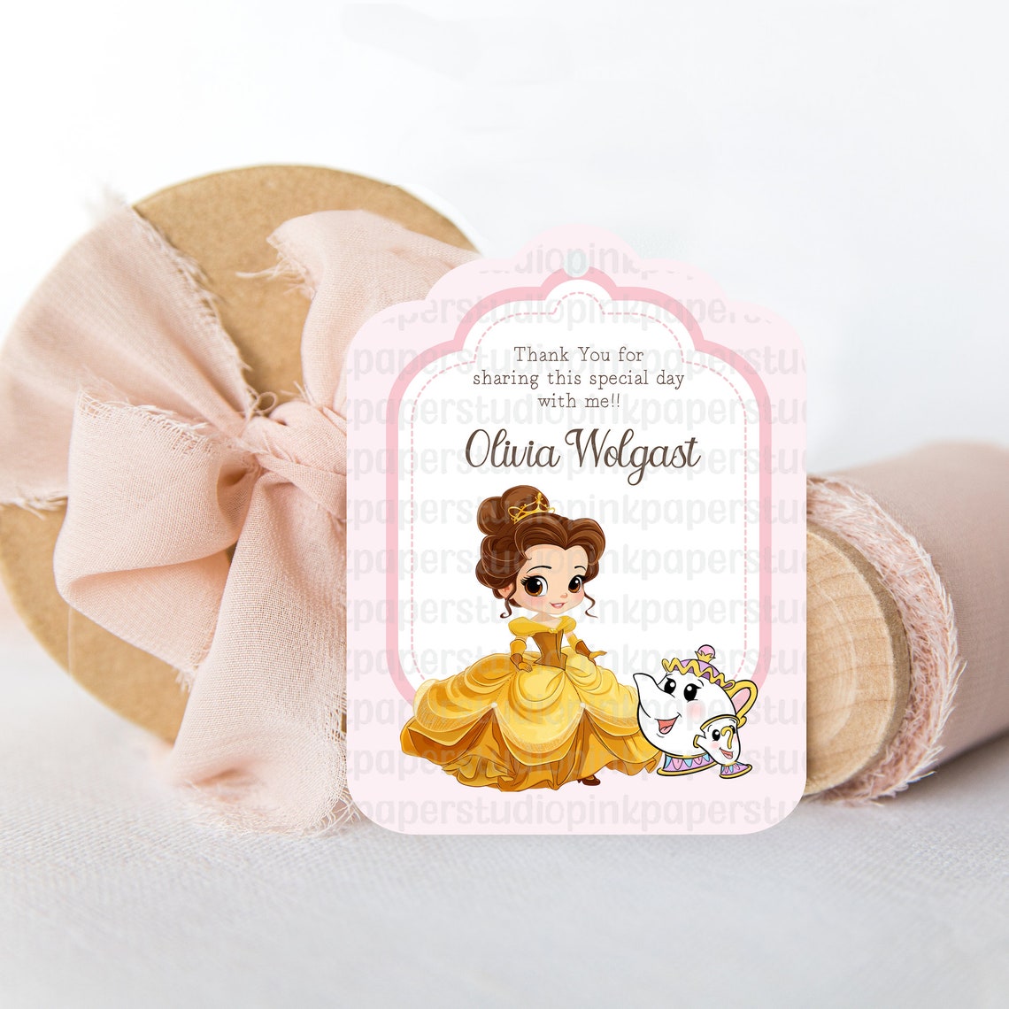 Birthday Tags - Princess Tags - Set of 9 Tags - Etsy