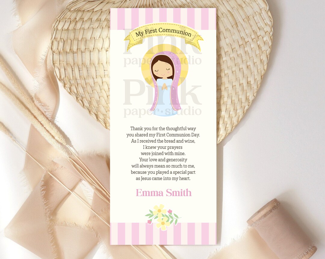 First Communion Bookmarks - First Communion - Bookmarks - 12 Bookmarks ...
