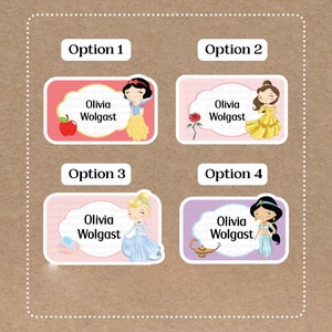 Princess Stickers ⊹ Stickers ⊹ Princess Labels ⊹ Beautiful Princess ...