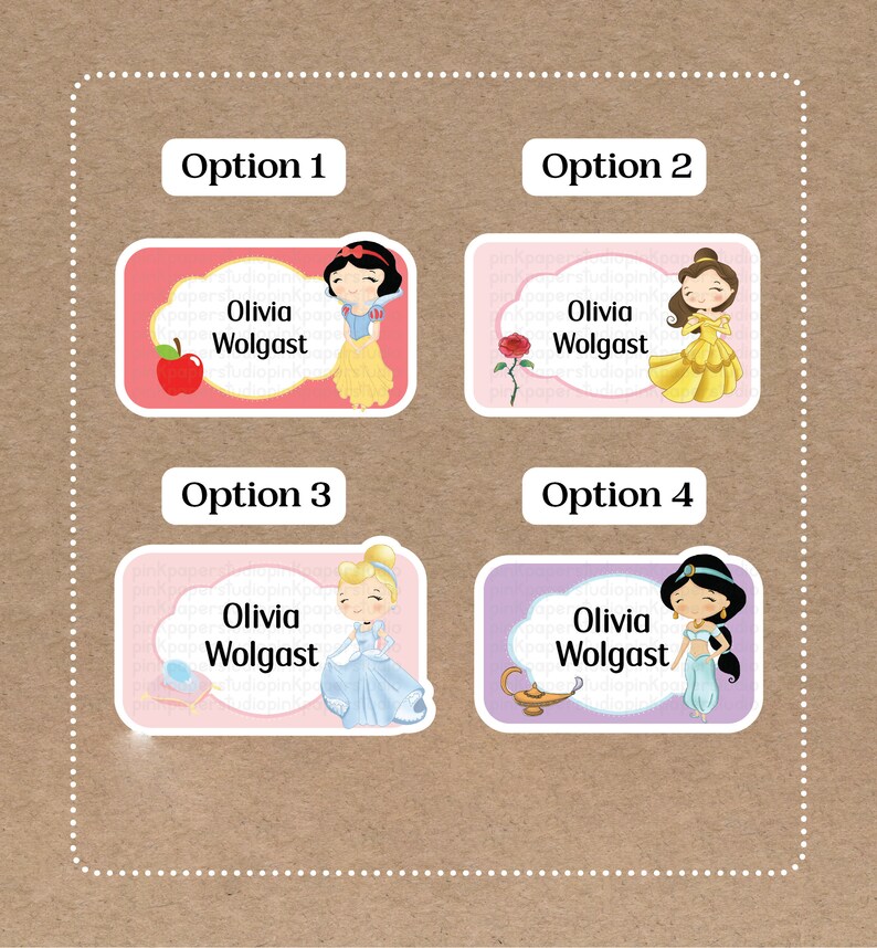 Princess Stickers ⊹ Stickers ⊹ Princess Labels ⊹ Beautiful Princess ...