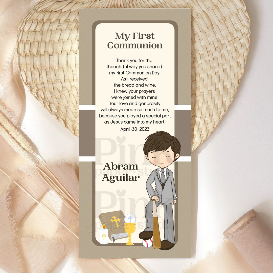 First Communion Bookmarks - First Communion - Bookmarks - 12 Bookmarks ...