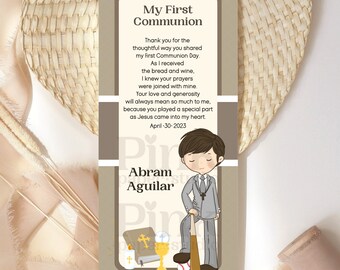 First Communion Bookmarks First Communion Bookmarks 12 Bookmarks - Etsy