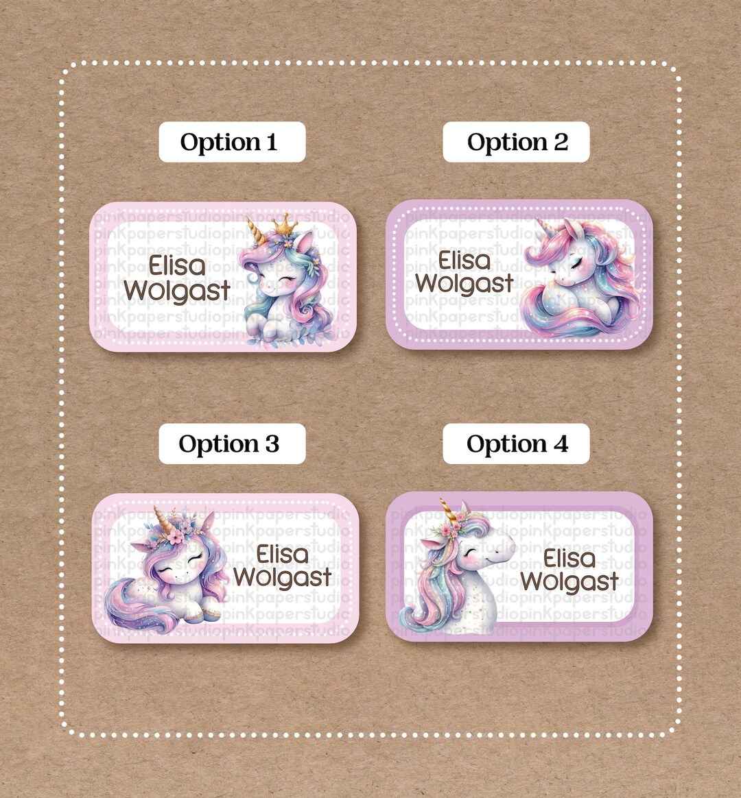 Cute Unicorns ⊹ Adhesive Stickers ⊹ Unicorns ⊹ Stickers ⊹ Labels ⊹ Back ...