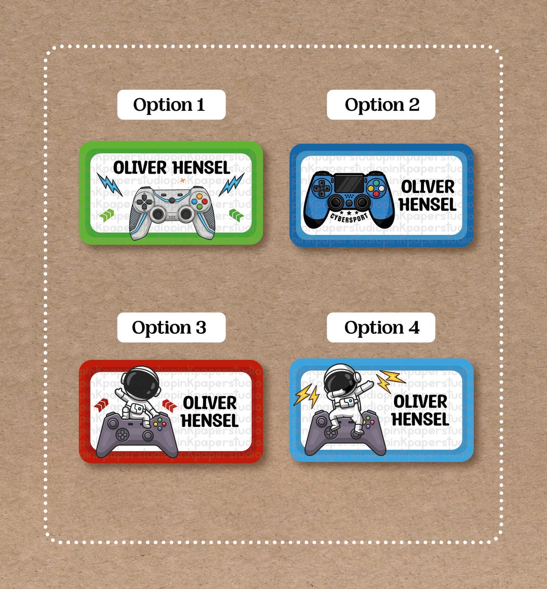 Gaming Stickers ⊹ Gaming ⊹ Gaming Labels ⊹ Back to School ⊹ This Belong ...