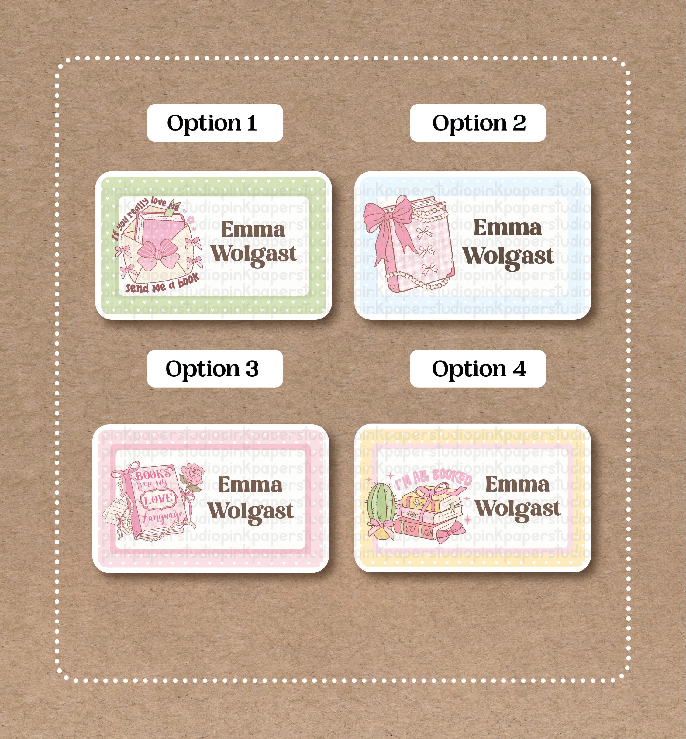 Coquette Books Stickers Coquette Books Stickers Labels Back to School ...