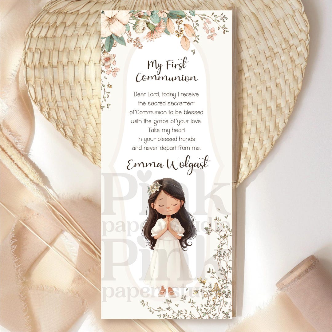 First Communion Bookmarks - First Communion - Bookmarks - 12 Bookmarks ...