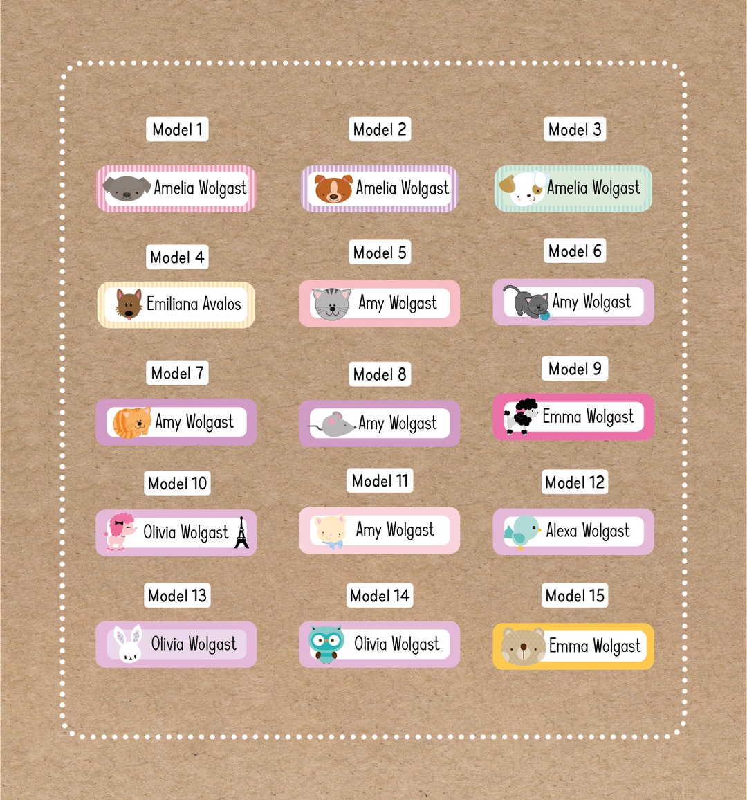 Skinny Sticker Labels Stickers Back to School Set of 80 - Etsy