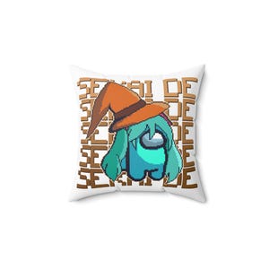 Among Us Hatsune Miku Pixel Art Spooky Witch Halloween Funny Design ...