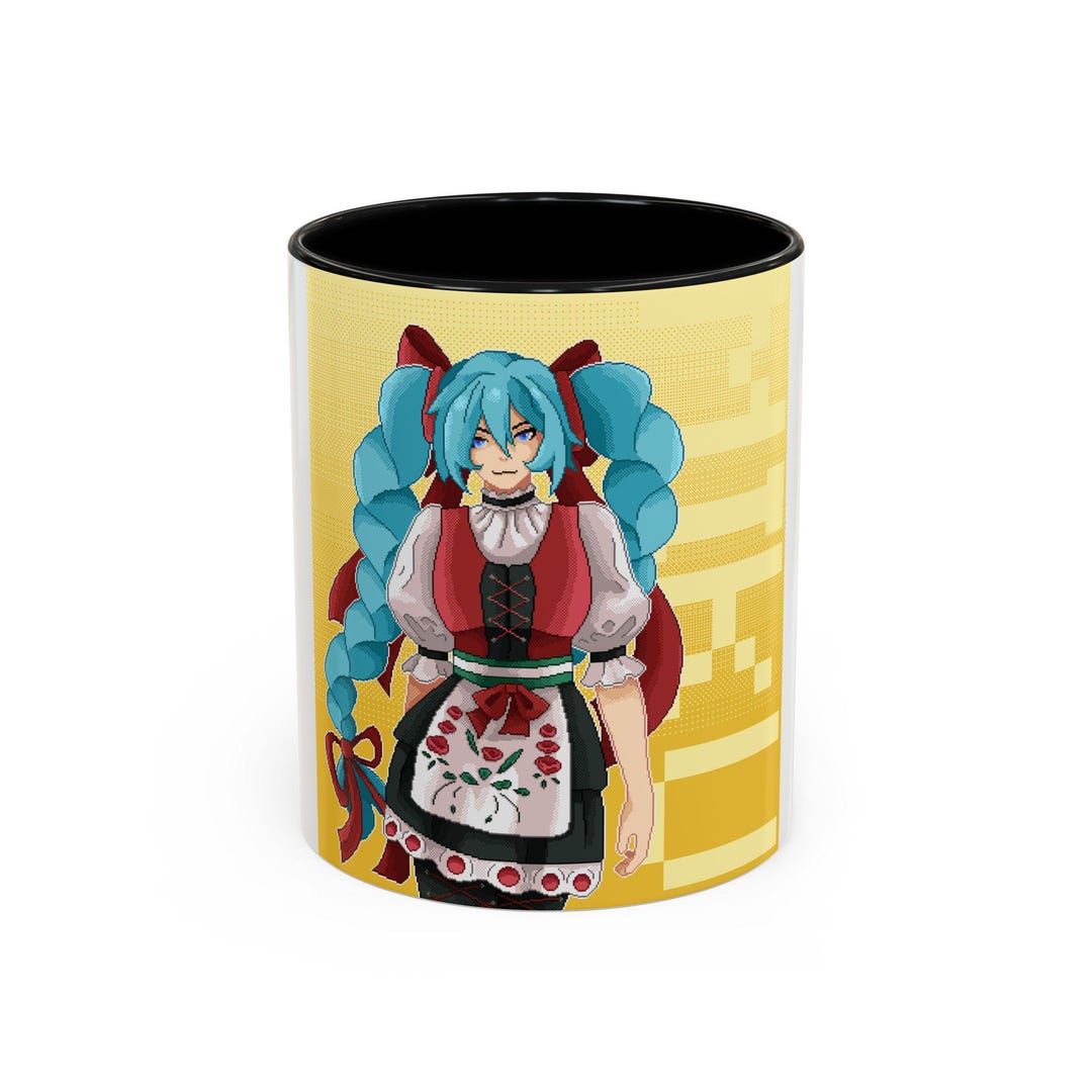 Czech Hatsune Miku Accent Mug, Anime Coffee Cup, Vocaloid Tea Mug ...