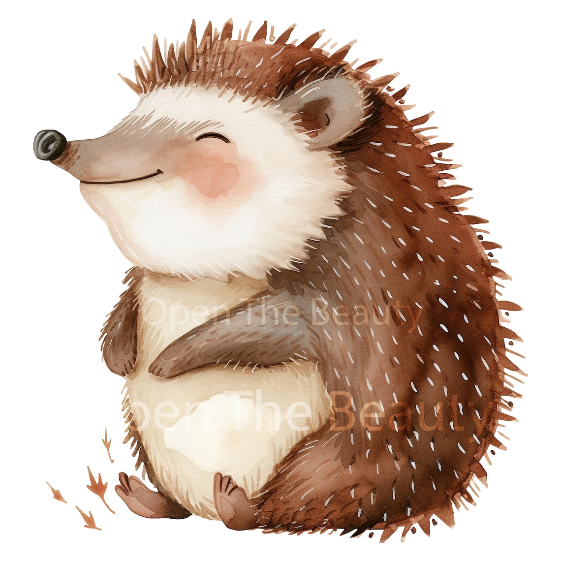 Hedgehog Watercolor Clipart Hedgehog Clipart Cute Hedgehog Clipart ...