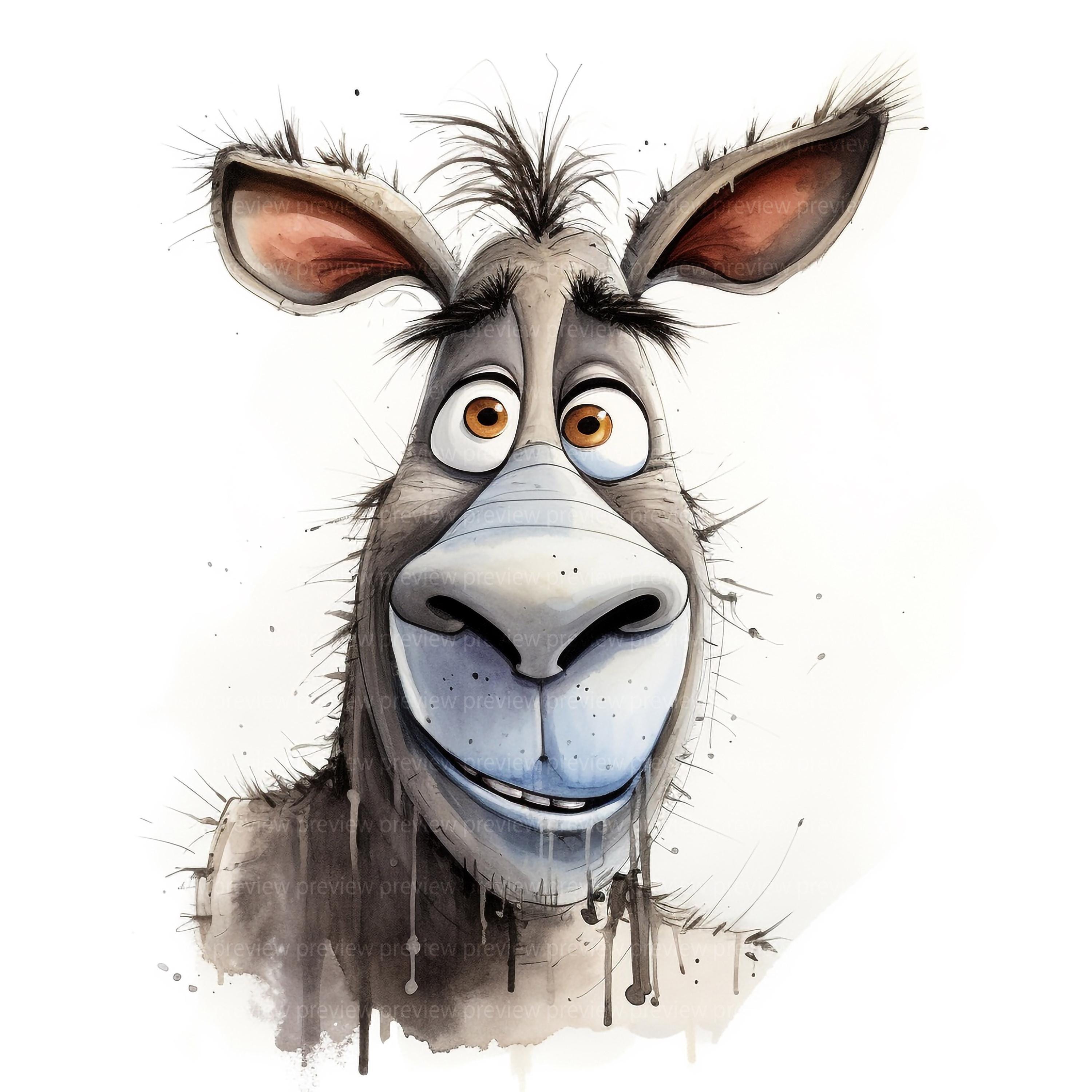 15 Funny Donkey Clipart | Quirky Donkey | Watercolor Clipart for ... 15 Funny Donkey Clipart | Quirky Donkey | Watercolor Clipart for ...