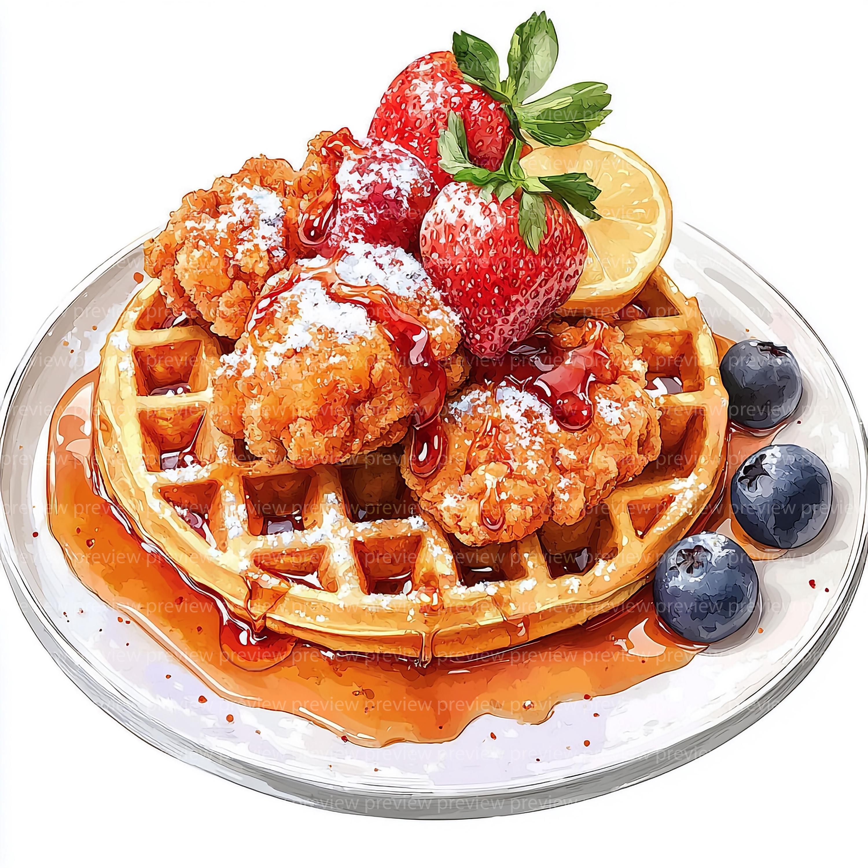 Soul Food Clipart: Watercolor Southern Cuisine (jpgs, Digital Download ...