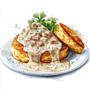 Soul Food Clipart: Watercolor Southern Cuisine (jpgs, Digital Download ...