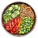 12 Watercolor Salad Clipart | Healthy Food Illustrations | Fresh ...