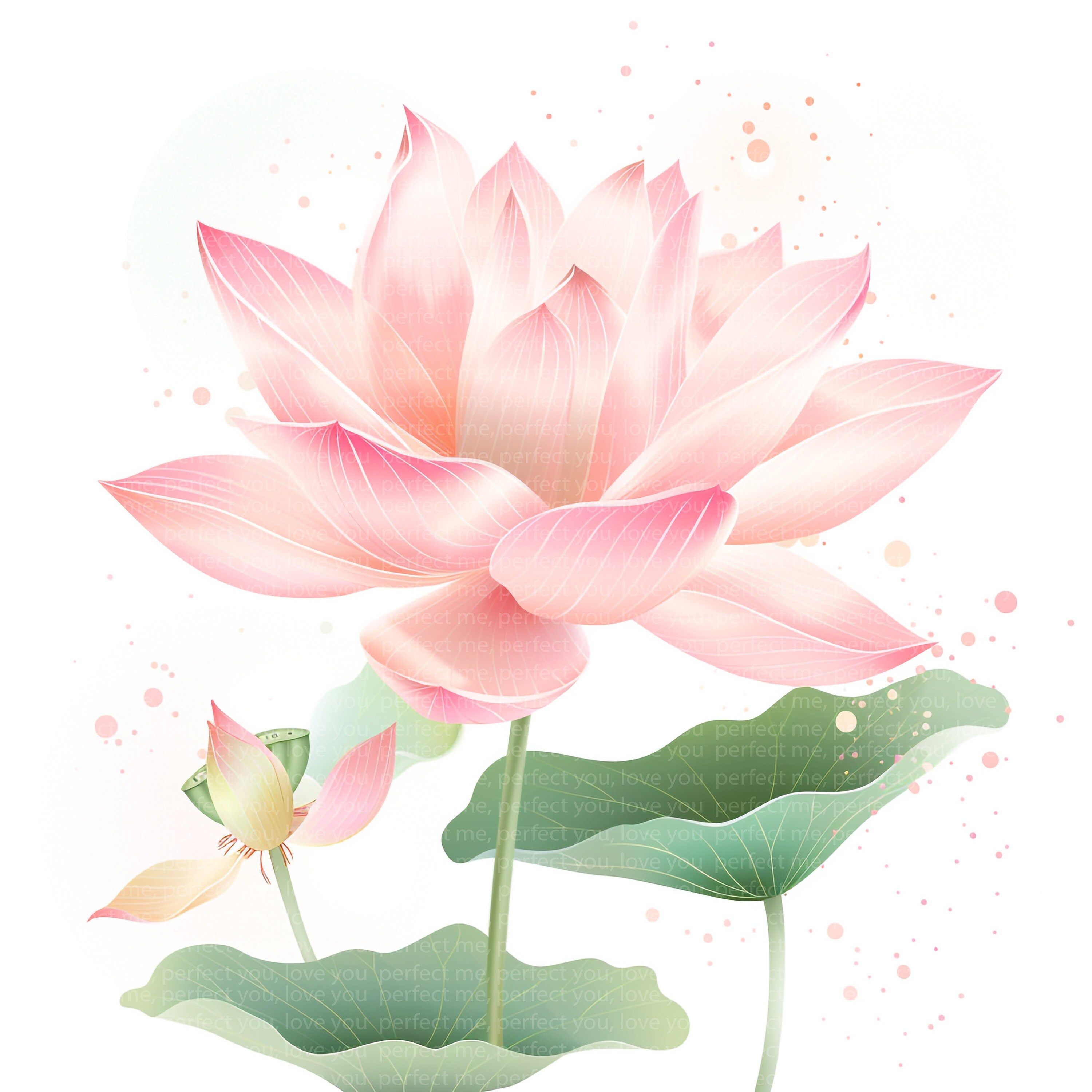 12 Lotus Clipart, Water Lily Clipart, Flowers Clipart, High Resolution ...