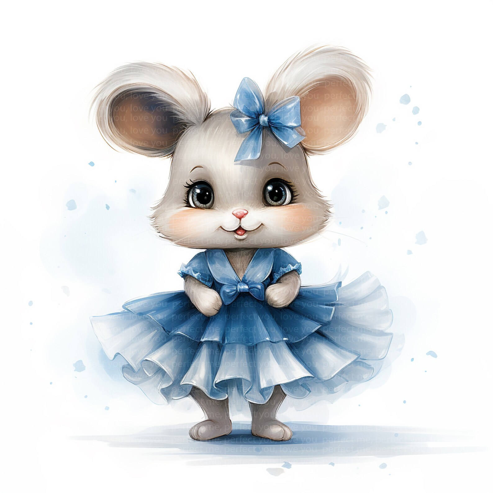 Bunny in Tutu Dress 1 | Cute Rabbit in Dress | 12 High-res Jpgs for ...