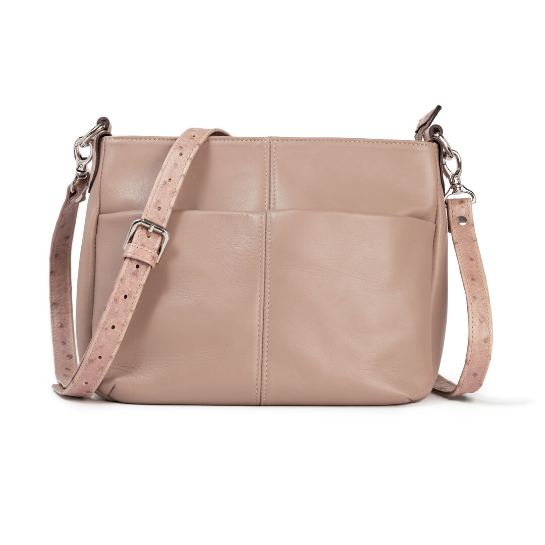 Women's Genuine Leather Crossbody Bag | Handmade Shoulder Bag With ...