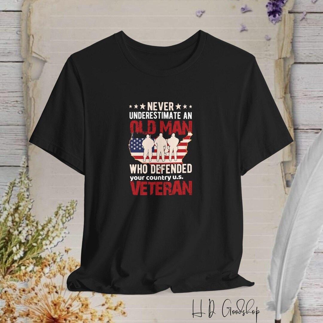 Old Man Veteran-a Testament to Strength, Courage, and Wisdom Celebrate ...